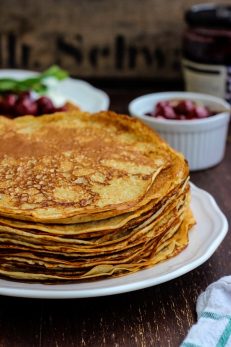 Traditional Russian Pancakes (Blinchiki) • Happy Kitchen
