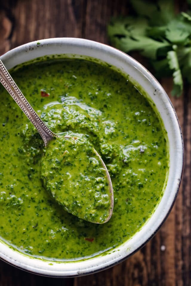 Homemade Green Harissa Sauce • Happy Kitchen