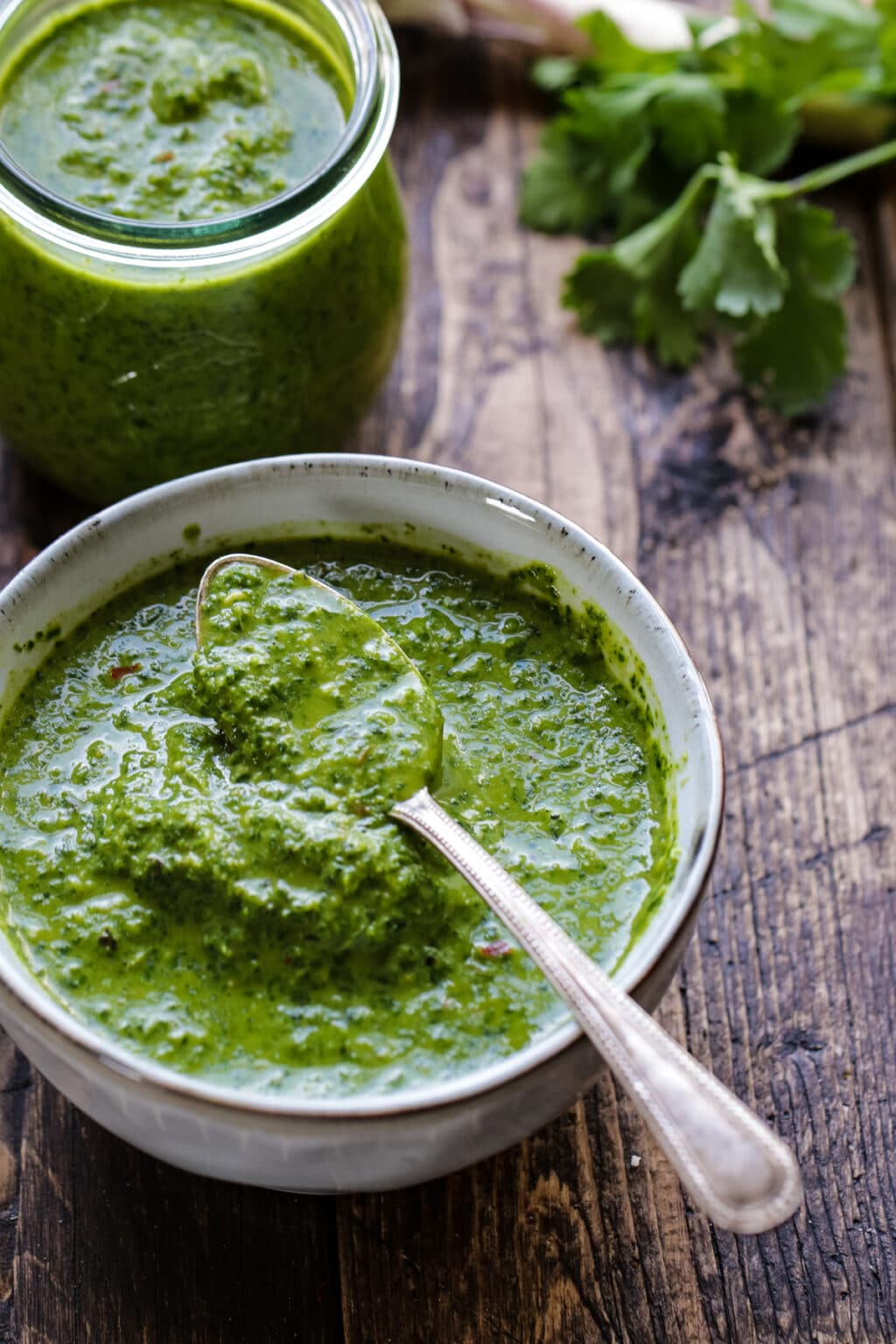 Homemade Green Harissa Sauce • Happy Kitchen