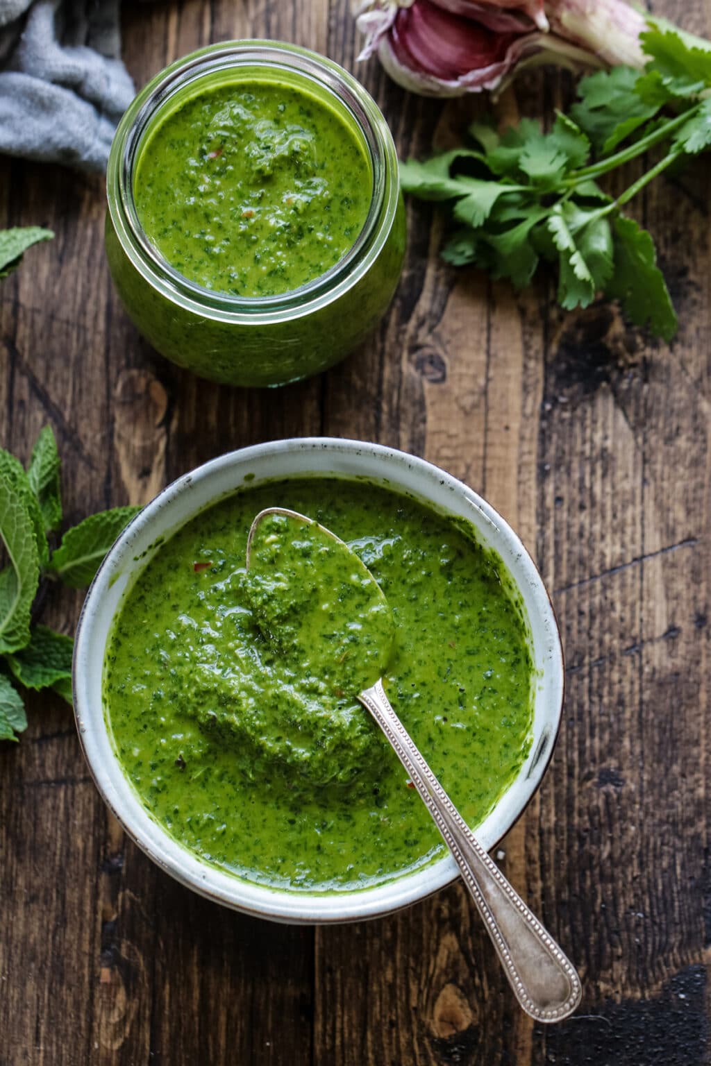 Homemade Green Harissa Sauce • Happy Kitchen