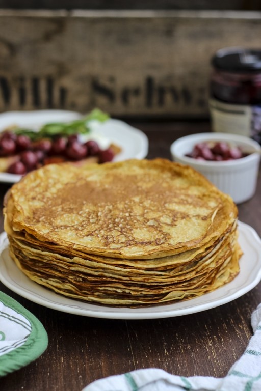 Traditional Russian Pancakes (Blinchiki) • Happy Kitchen