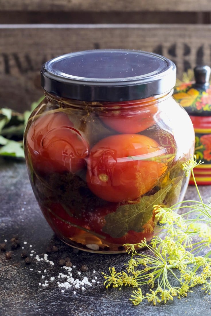 Russian Grandma's Pickled Tomatoes • Happy Kitchen
