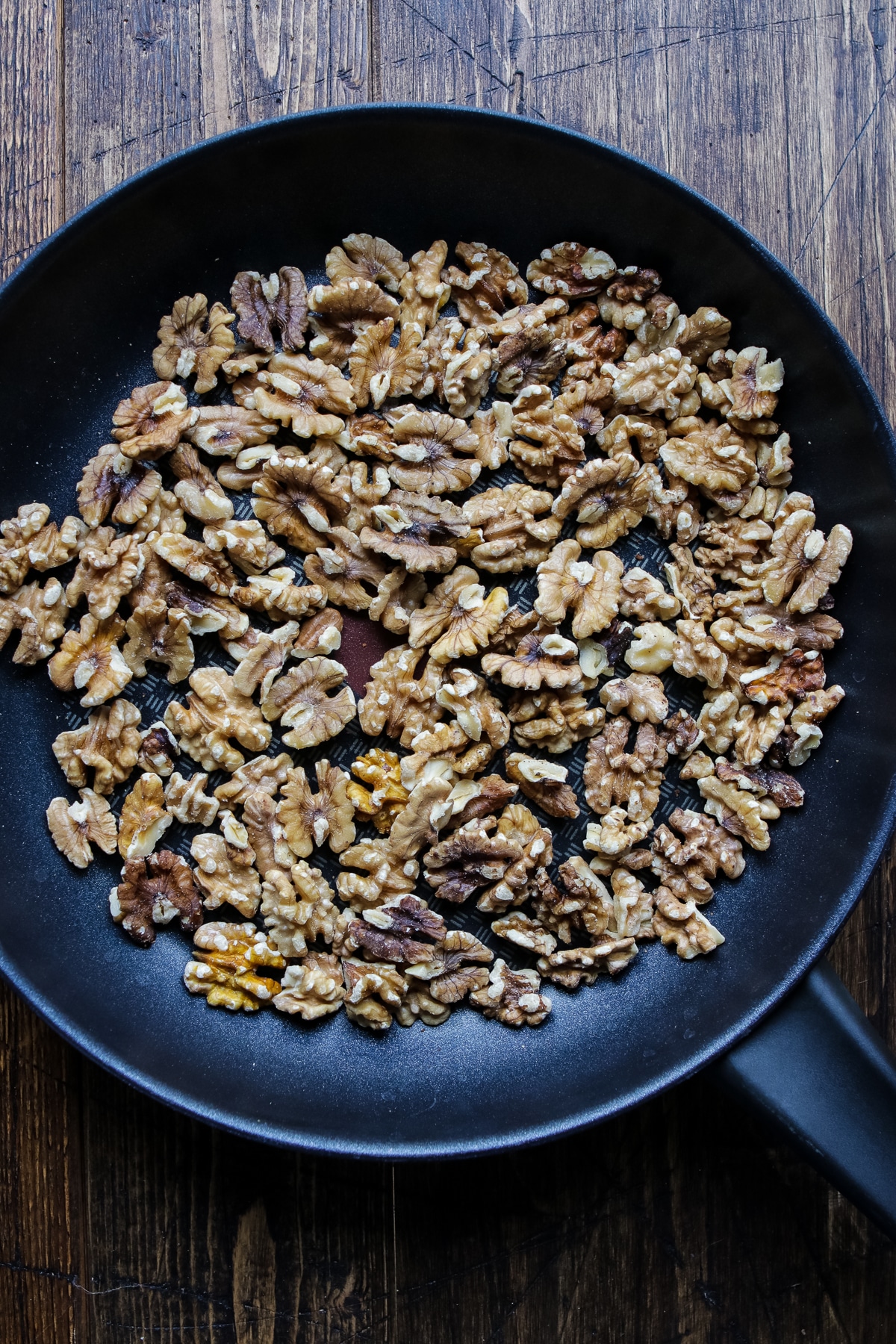 Salted Caramel Candied Walnuts with Rosemary • Happy Kitchen