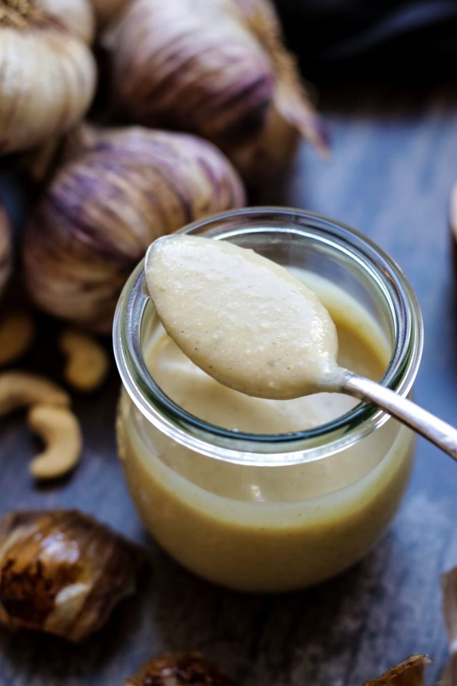 Roasted Garlic Sauce • Happy Kitchen
