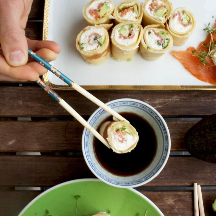 Pancake Sushi Rolls • Happy Kitchen