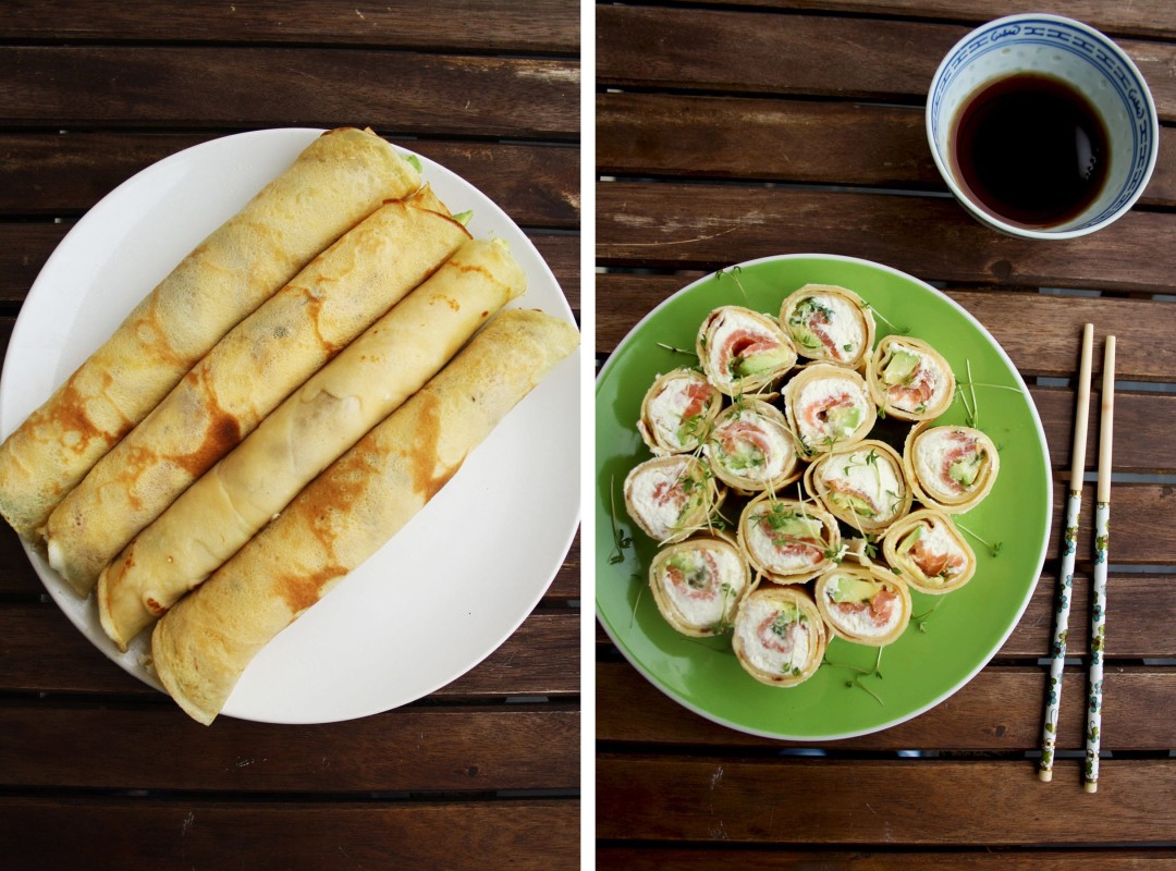Pancake Sushi Rolls • Happy Kitchen