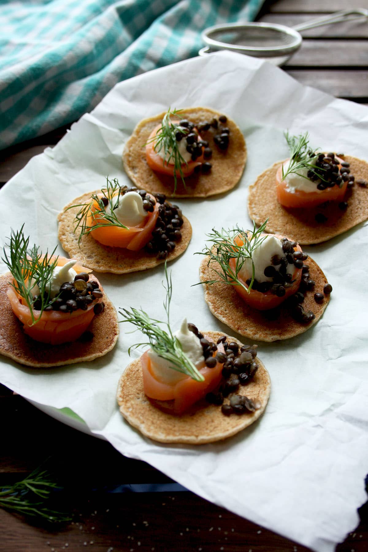Russian Style Mini Buckwheat Pancakes • Happy Kitchen