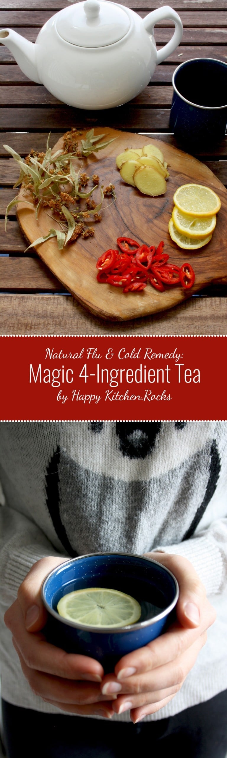 Natural Flu Remedy: Magic 4-Ingredient Tea • Happy Kitchen