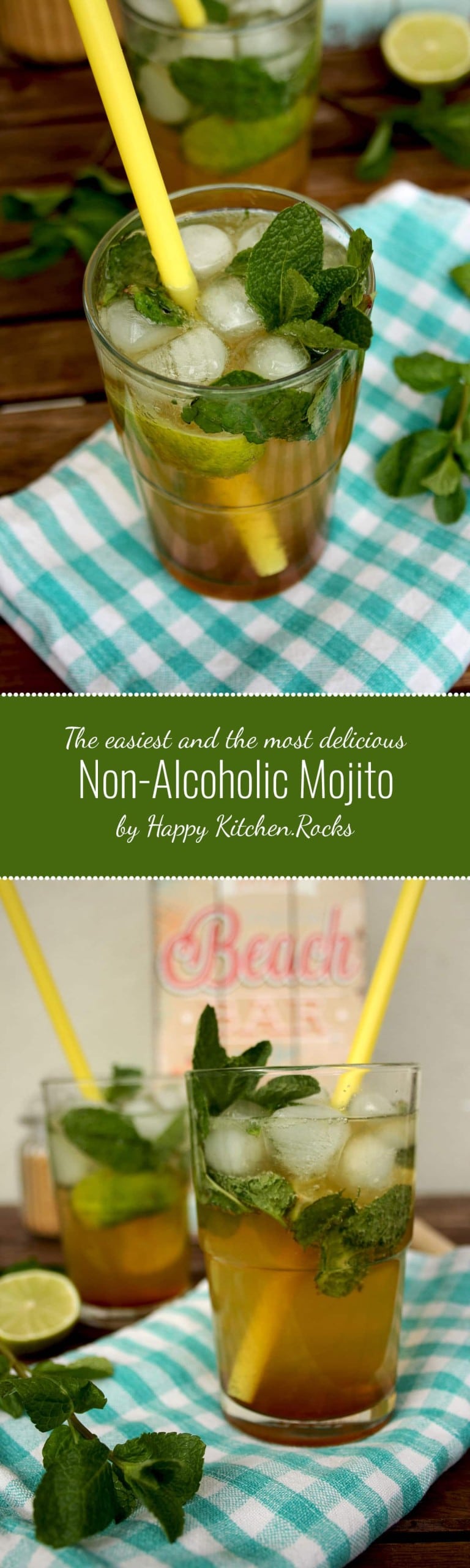 Non-Alcoholic Mojito • Happy Kitchen