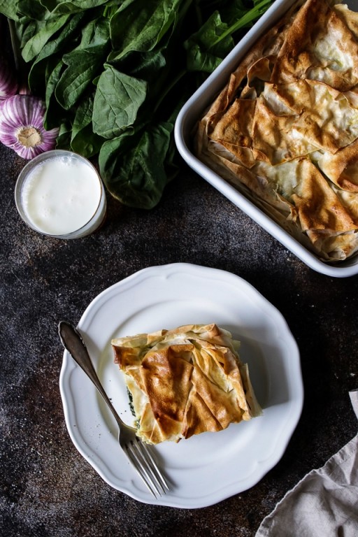 Easy Turkish Borek with Spinach and Feta • Happy Kitchen