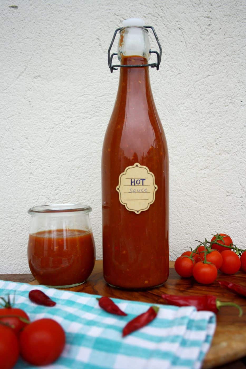 Quick Homemade Sriracha • Happy Kitchen