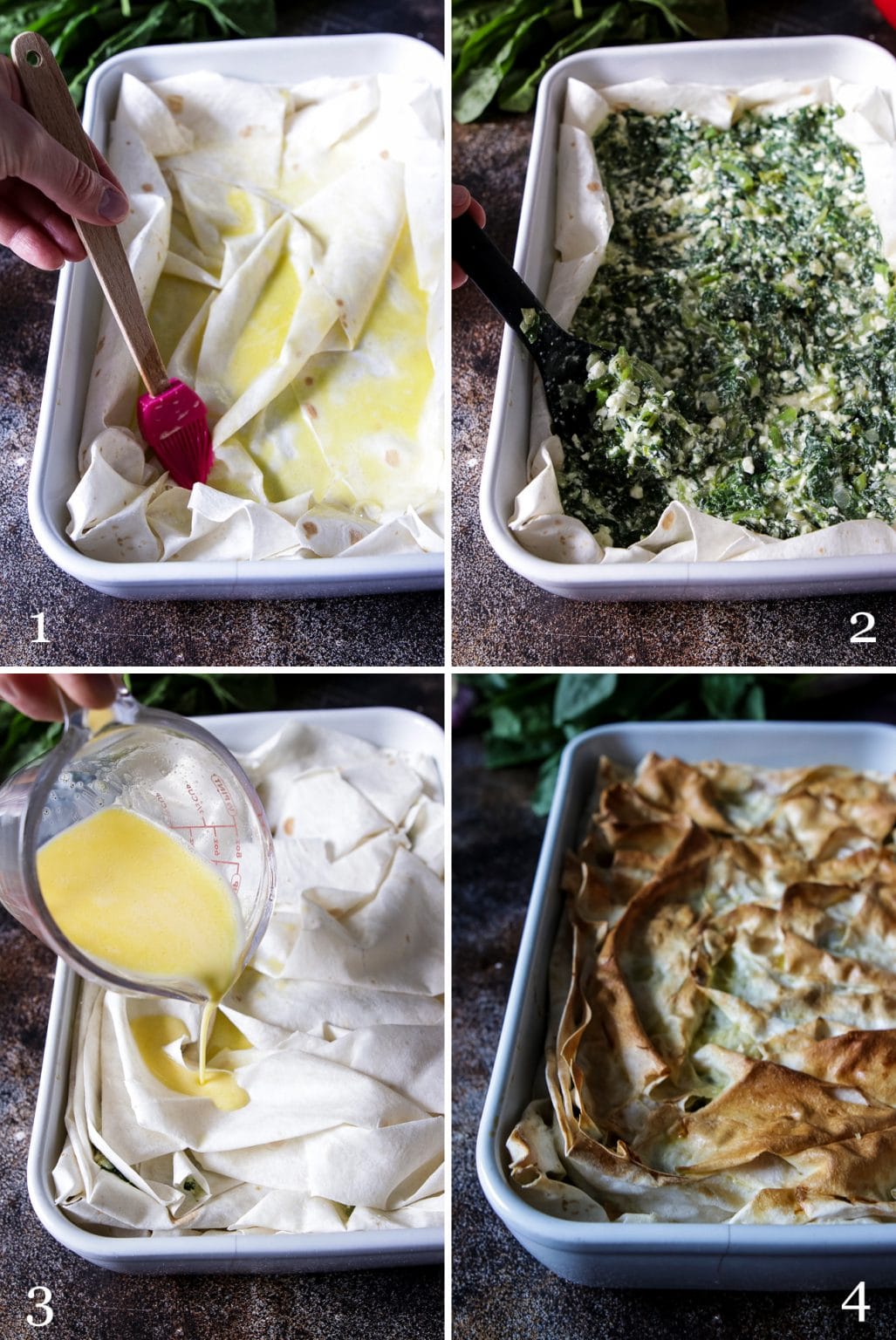 Easy Turkish Borek with Spinach and Feta • Happy Kitchen