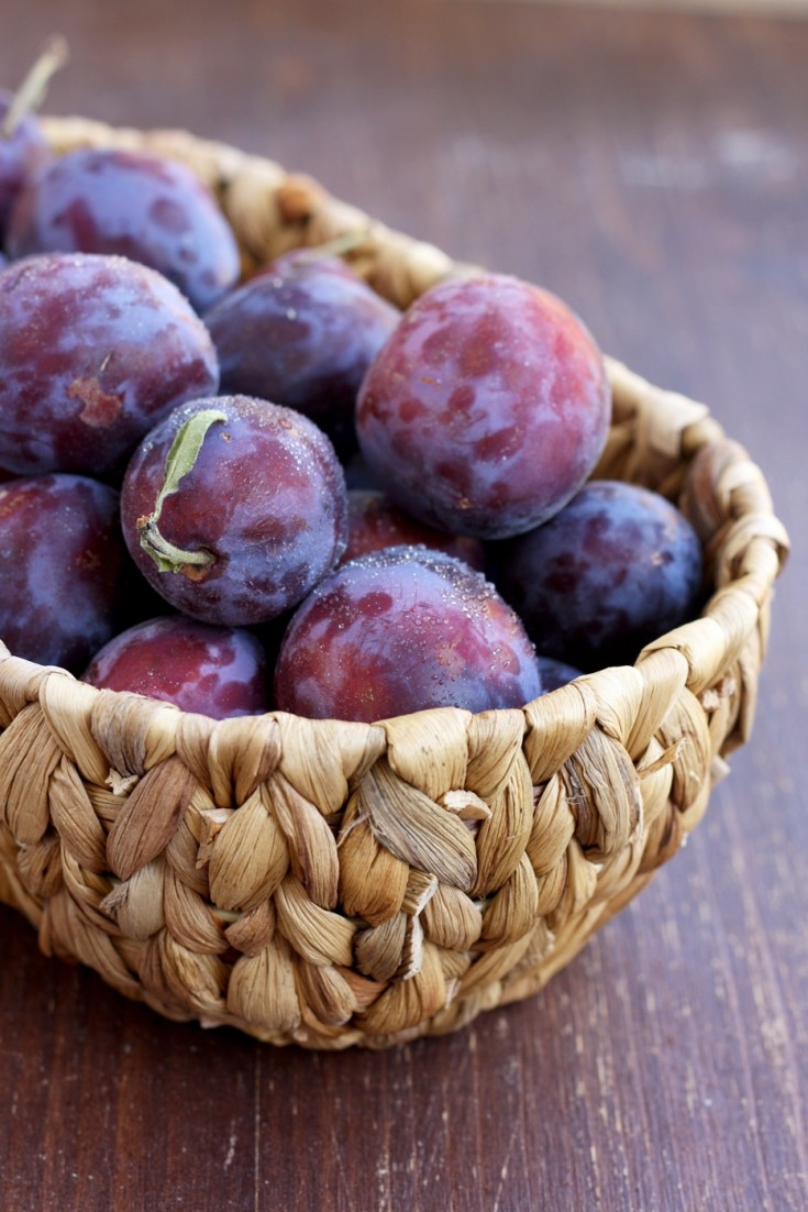 Vegan Plum Crisp with Coconut • Happy Kitchen