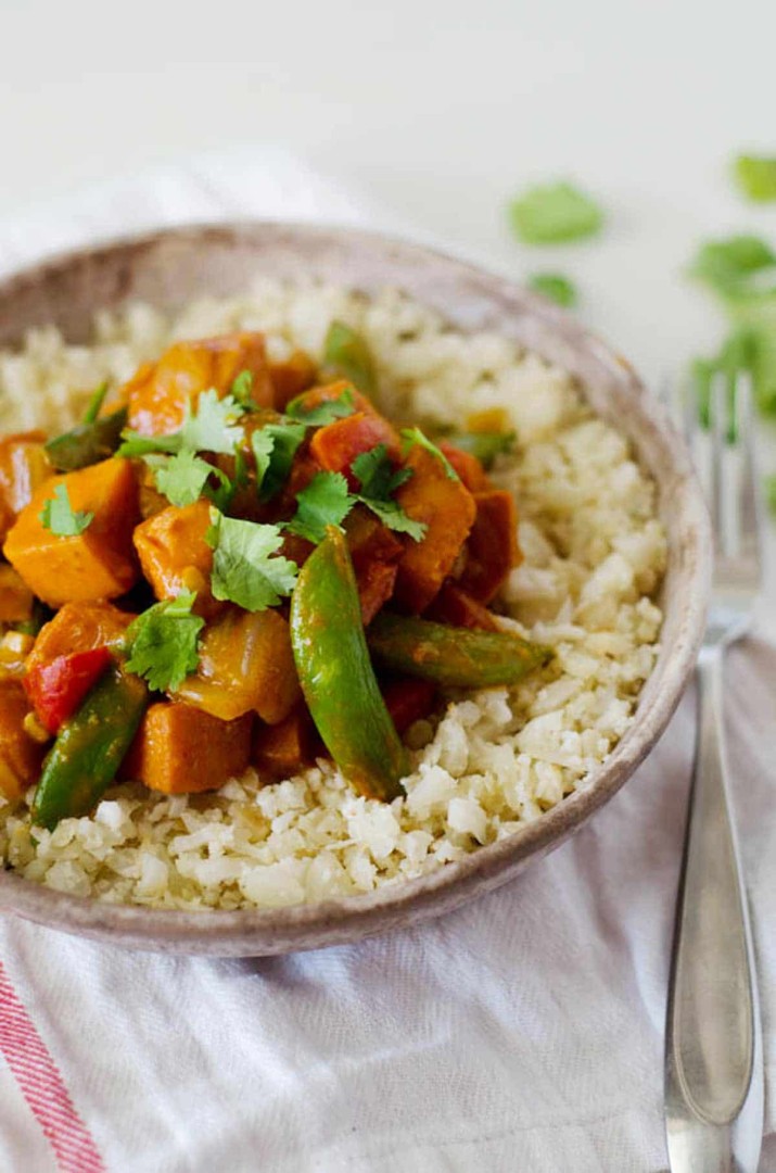 Vegetarian Red Curry Stir Fry • Happy Kitchen