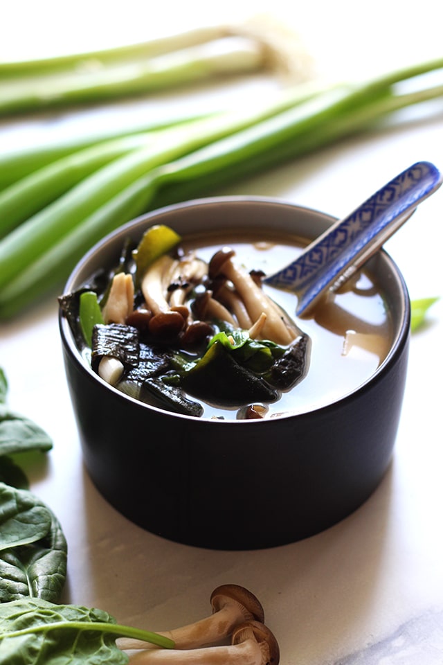 Easy Miso Soup (Japanese Clear Soup) • Happy Kitchen